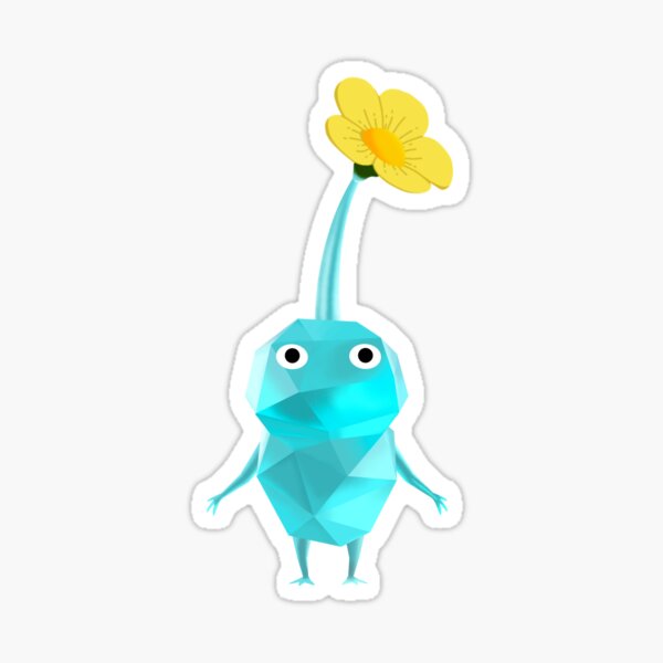 "Ice Pikmin" Sticker for Sale by Emerald Gomez | Redbubble