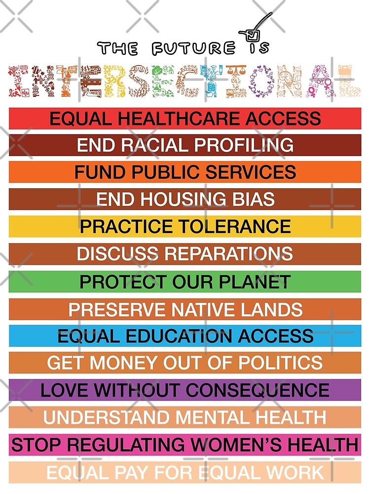 "The Future Is Intersectional" Poster for Sale by TimVeiga | Redbubble