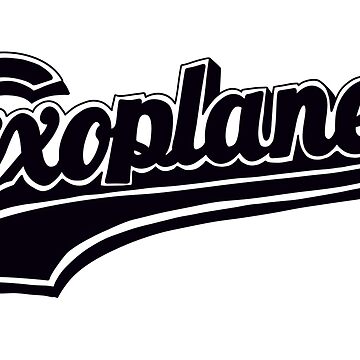 "exoplanet (black)" Sticker for Sale by fishplanet | Redbubble