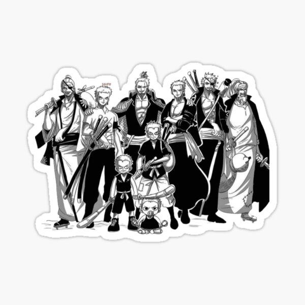 "Roronoa Zoro" Sticker for Sale by JAZZ790 | Redbubble