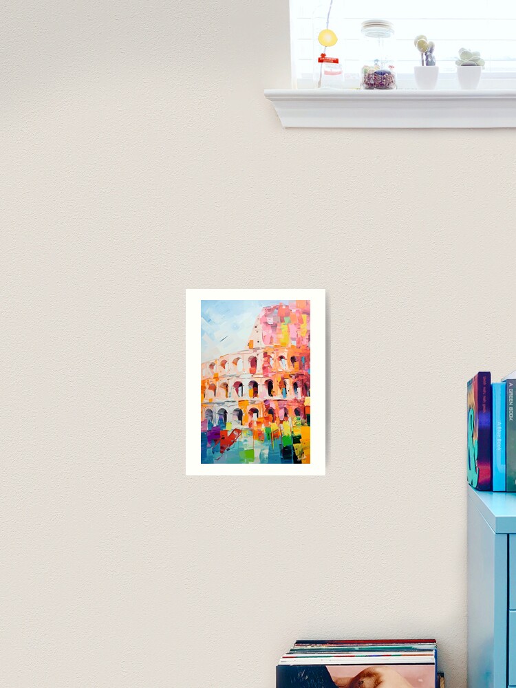 "Colosseum Futuristic Abstract Art - Rome - Italy" Art Print for Sale ...