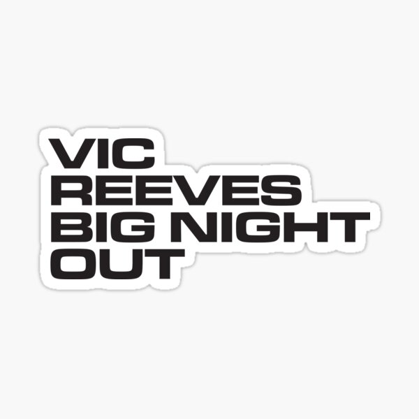 "Big Night Out" Sticker for Sale by ChrisOrton | Redbubble