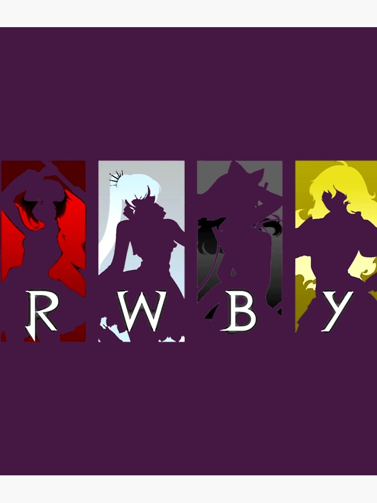 "RWBY silhouette" Poster for Sale by ZadeGirard | Redbubble