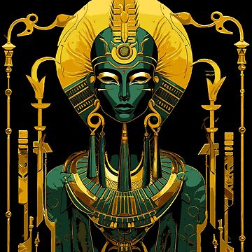 "Osiris the Resurrected - Gods of Kemet" Sticker for Sale by ...