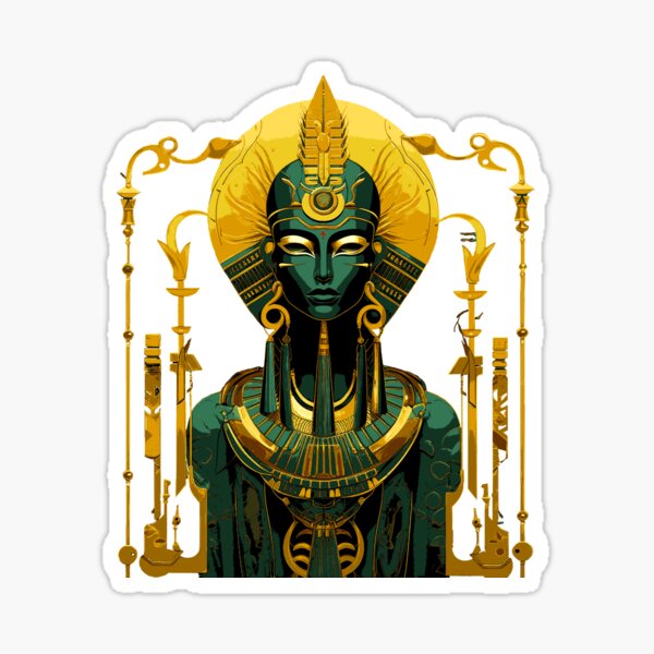 "Osiris the Resurrected - Gods of Kemet" Sticker for Sale by ...