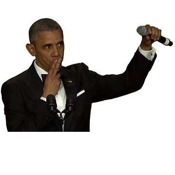 "Barack Obama Mic Drop" Photographic Print for Sale by sophieashapiro ...