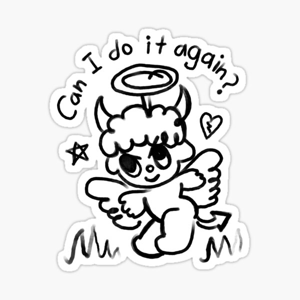 "Devil Angel Karol G Album 2023" Sticker for Sale by OmoYolo | Redbubble