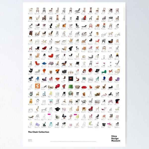 "The Chair Collection" Poster for Sale by janinaadler9 | Redbubble