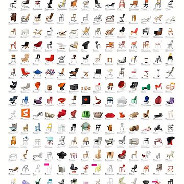 "The Chair Collection" Poster for Sale by janinaadler9 | Redbubble