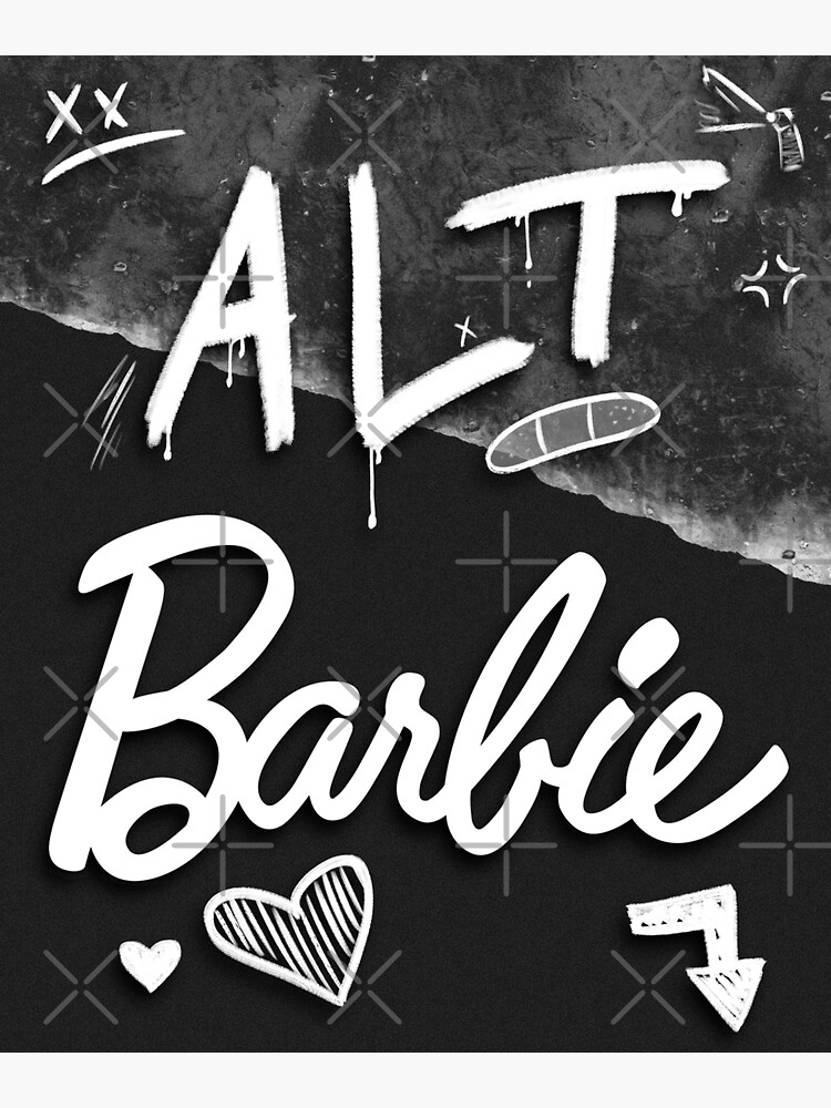 "ALT/EMO/GOTH BARBIE DESIGN XOXO" Sticker for Sale by Succucrazy ...