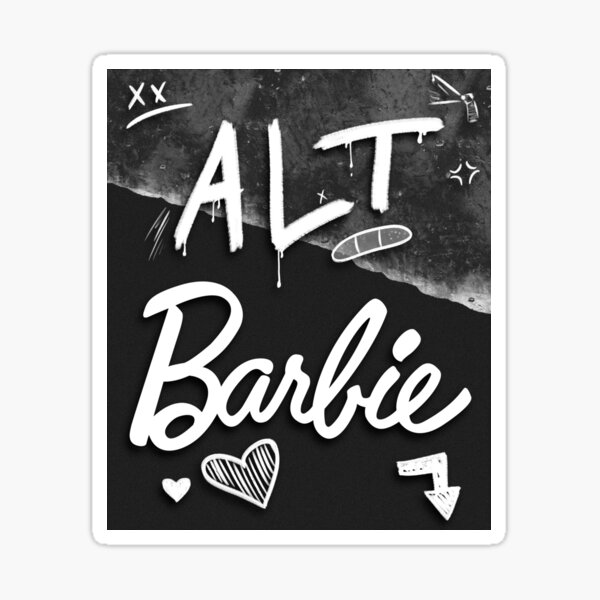 "ALT/EMO/GOTH BARBIE DESIGN XOXO" Sticker for Sale by Succucrazy ...