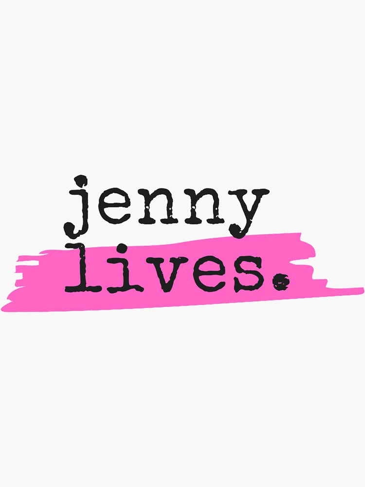 "Jenny Lives - Jennifer Schecter The L Word Generation Q" Sticker for ...