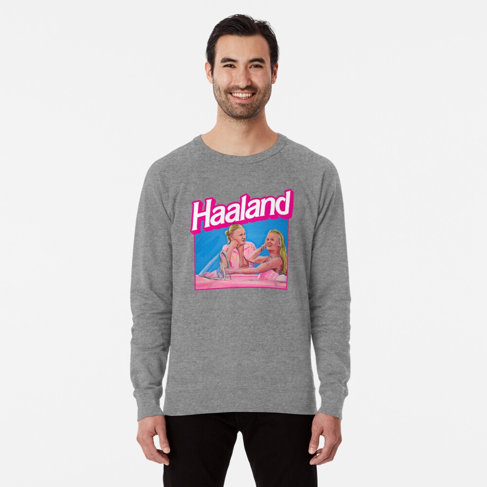 "Haaland - Barbie with Ken" Poster for Sale by RoryPaints | Redbubble