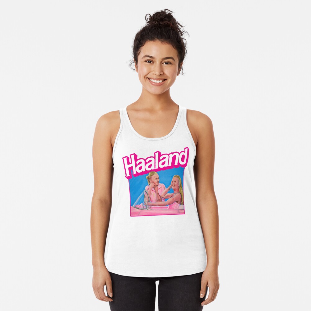 "Haaland - Barbie with Ken" Poster for Sale by RoryPaints | Redbubble