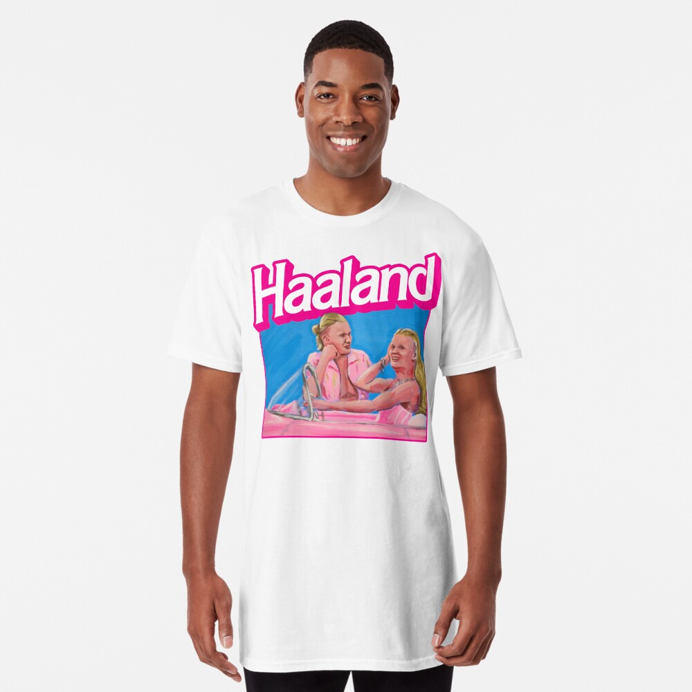 "Haaland - Barbie with Ken" Poster for Sale by RoryPaints | Redbubble