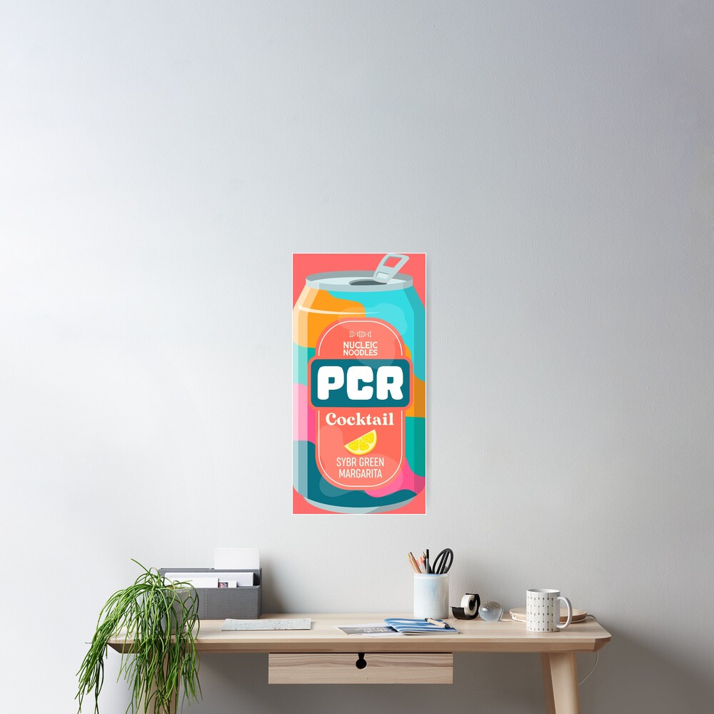 "PCR Cocktail" Sticker for Sale by Nucleic Noodles | Redbubble
