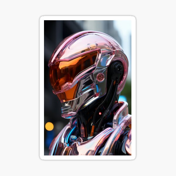 "Alien Cyborg 1" Sticker for Sale by Art Dream Studio | Redbubble