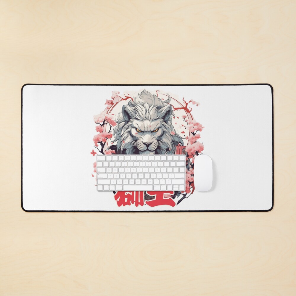 "King Lion Samurai Warrior Shogun" Sticker for Sale by amplemaple ...