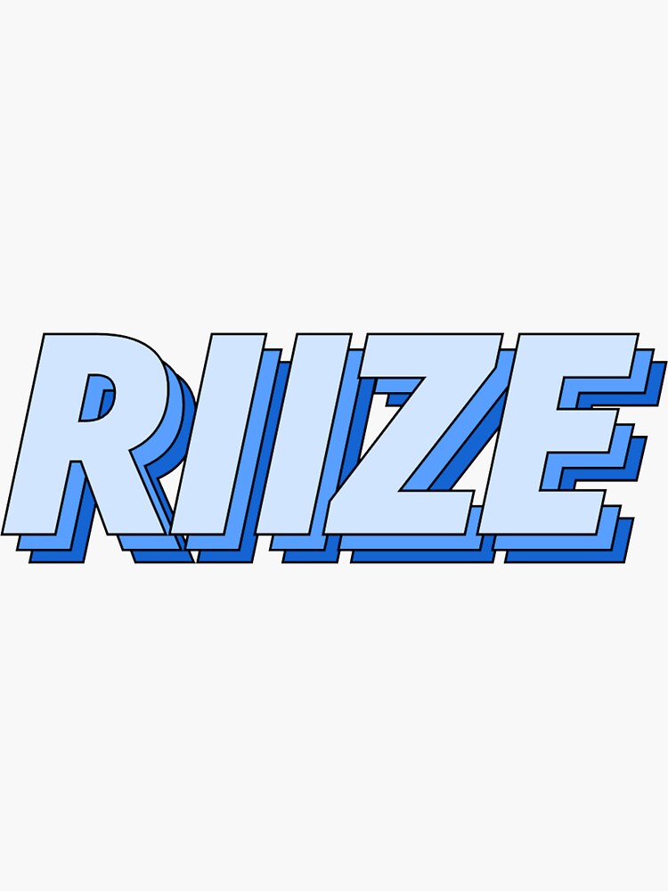 "RIIZE" Sticker by mrnart27 | Redbubble