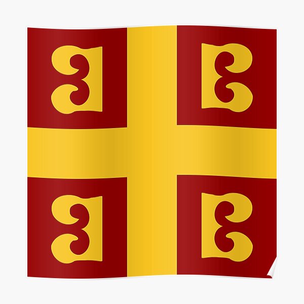 "Byzantine Flag" Poster for Sale by emperors-vault | Redbubble