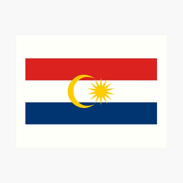 "Flag of Labuan, Malaysia" Art Print for Sale by PZAndrews | Redbubble