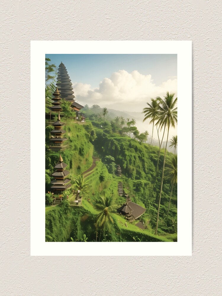 "Take Home The Beauty Of Bali - Rice Paddy Art For Your Walls And ...
