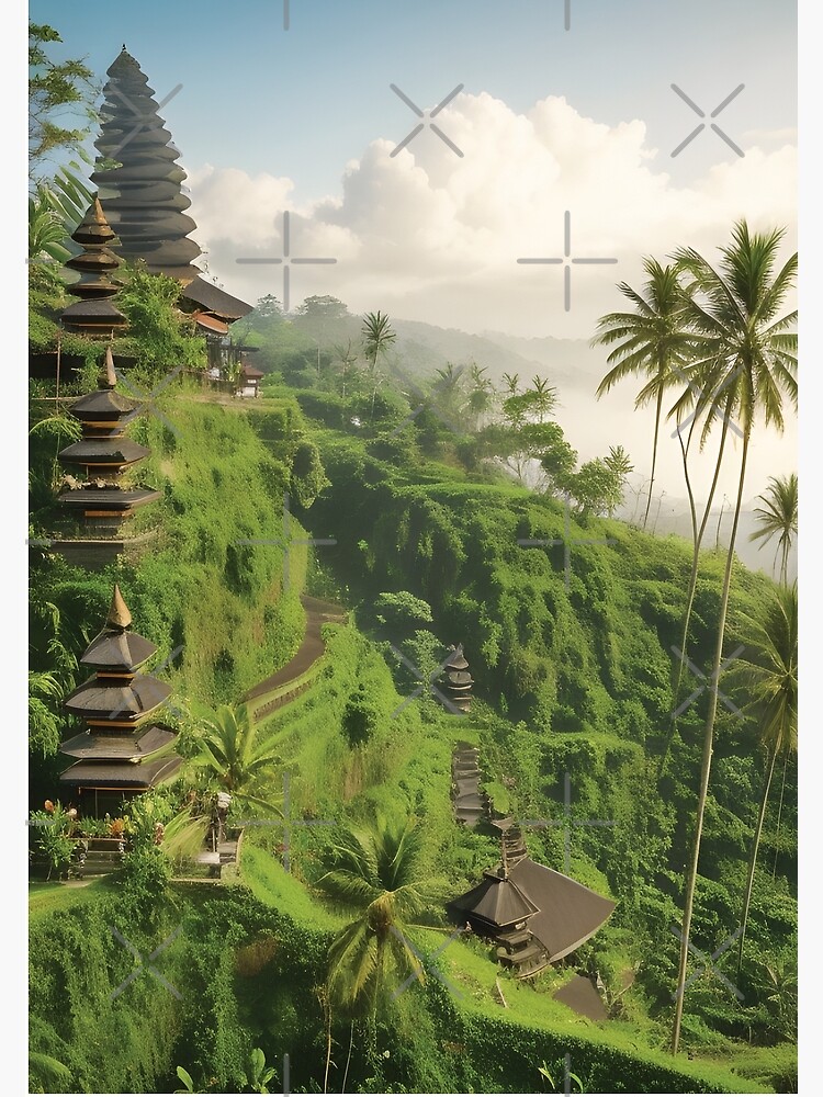 "Take Home The Beauty Of Bali - Rice Paddy Art For Your Walls And ...