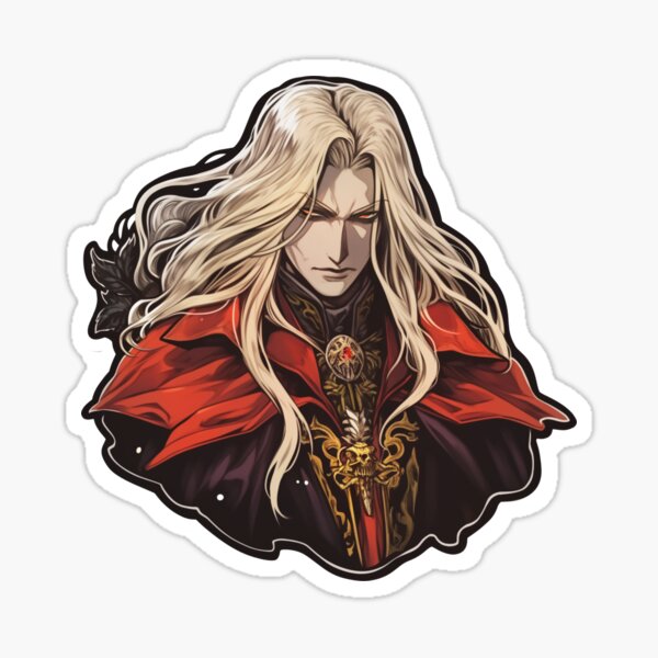 "Alucard Portrait - Castlevania" Sticker for Sale by SchellStation ...