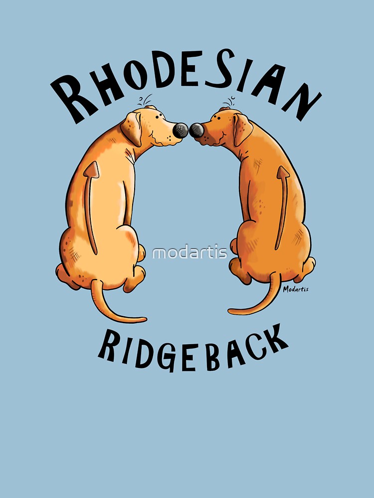 "Two funny Rhodesian Ridgeback Dogs" T-shirt for Sale by modartis ...