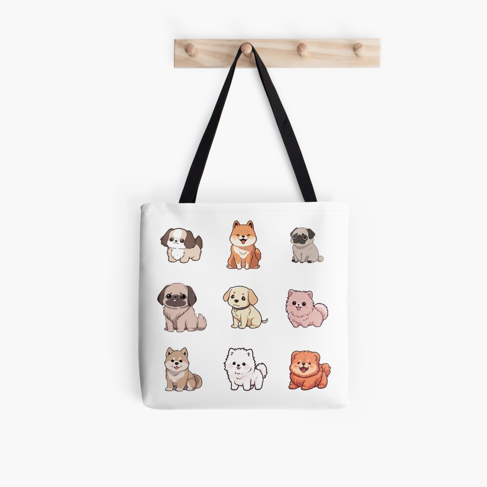 "Cute Anime Dog Sticker Sheet" Sticker for Sale by SundayDonuts | Redbubble