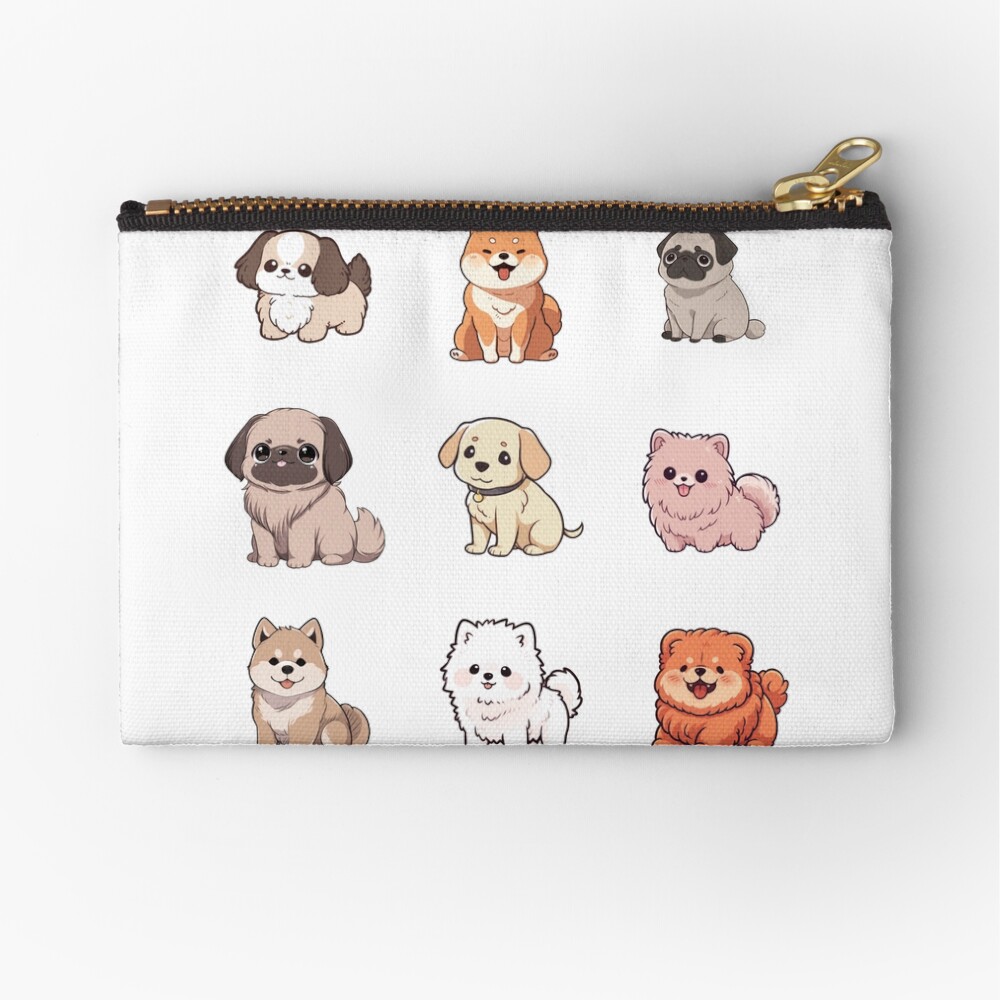 "Cute Anime Dog Sticker Sheet" Sticker for Sale by SundayDonuts | Redbubble