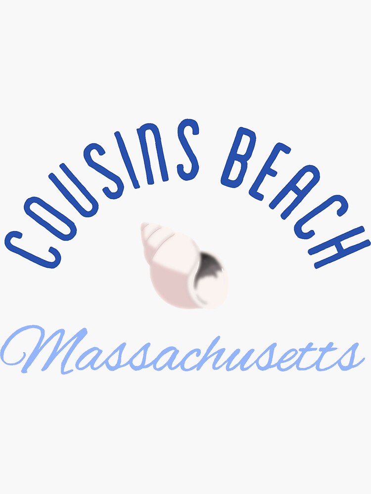 "Cousins Beach TSITP" Sticker for Sale by kyakopans3 | Redbubble