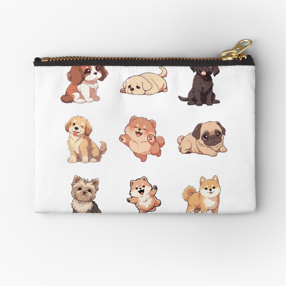 "Cute Anime Dog Sticker Sheet" Poster for Sale by SundayDonuts | Redbubble