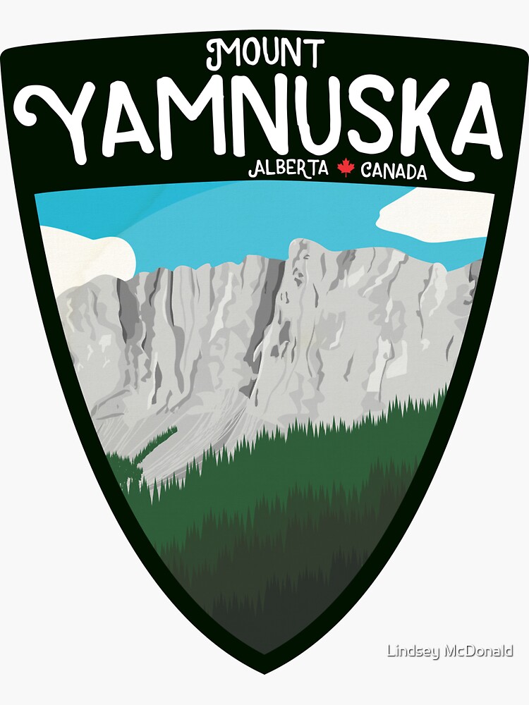 "Mount Yamnuska - Alberta, Canada" Sticker for Sale by Lindsey McDonald ...