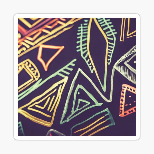 "Indigenous African Patterns: No 16" Sticker for Sale by garethparkes ...