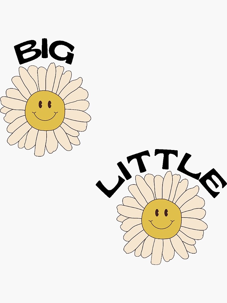 "Big Little Daisies Sticker Pack" Sticker for Sale by TinyBubbleTinks ...
