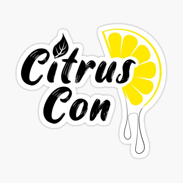 "Citrus Con '23 Logo" Sticker for Sale by CitrusCon | Redbubble