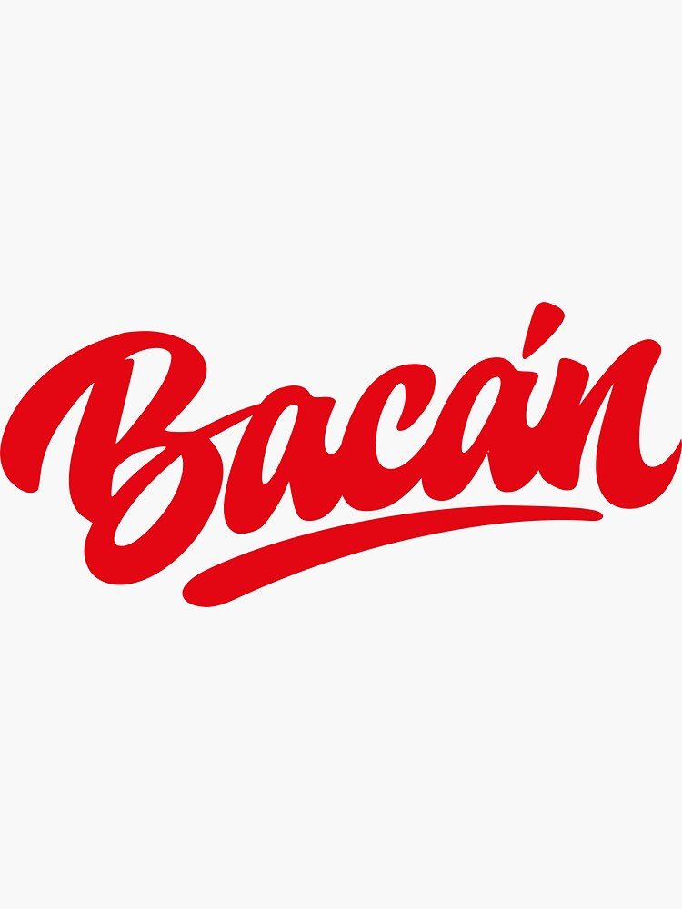 "Bacán" Sticker for Sale by LatinoPower | Redbubble