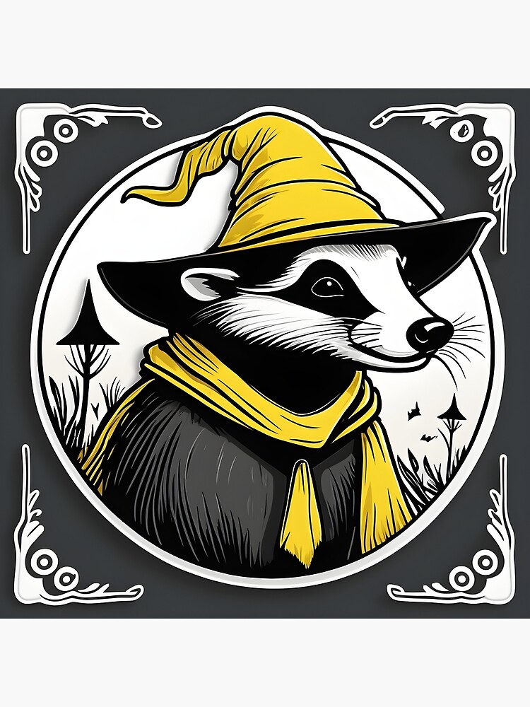 "Badger Witch" Art Board Print for Sale by artificialnctrn | Redbubble