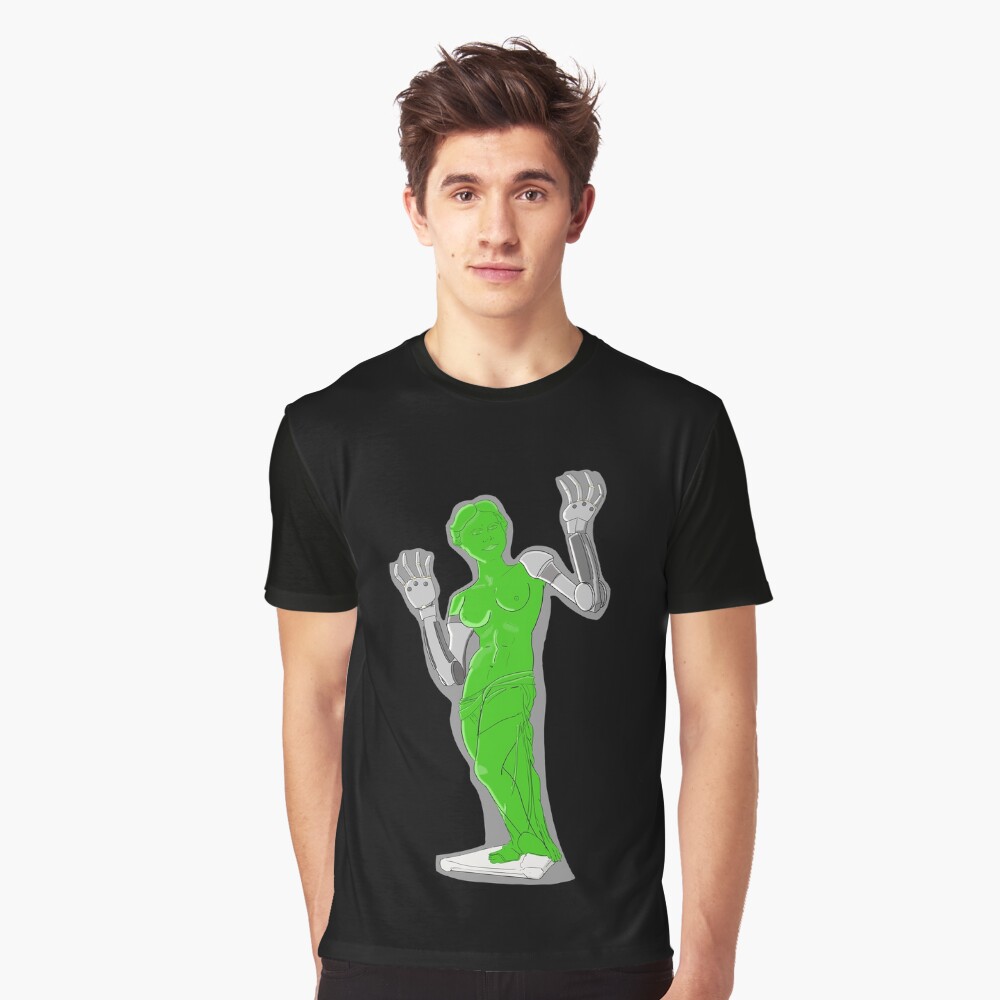 "Female Greek Statue With Prosthetic arms- Jade" Sticker for Sale by ...