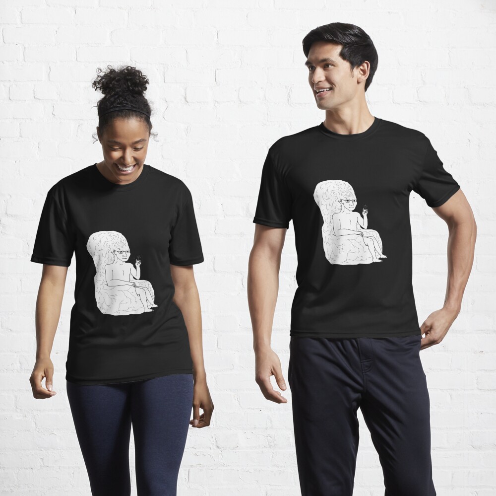 "Big Brain Wojak Meme" Art Print for Sale by tttatia | Redbubble