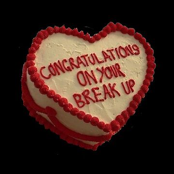"Congratulations on Your Break Up" Sticker for Sale by Wizstarone ...