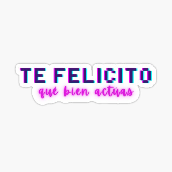 "Shakira Te Felicito Rauw Alejandro Sticker" Sticker for Sale by ...