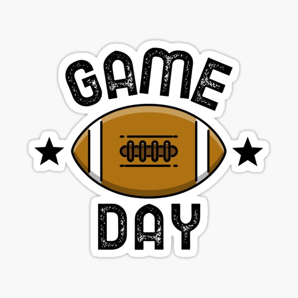 "Game day 1" Sticker for Sale by Ren-n-Rue | Redbubble