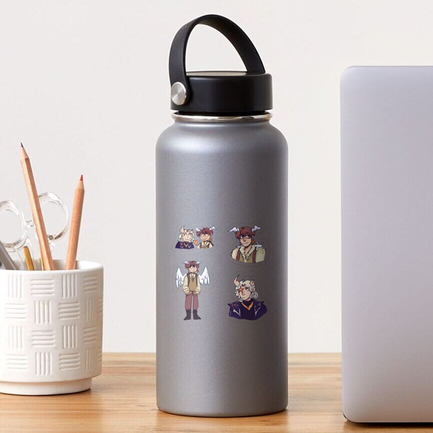 "Jrwi Peter and Rumi " Sticker for Sale by seolar-sketches | Redbubble