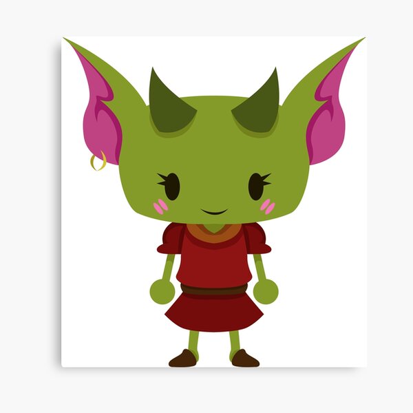 "Cute Goblin" Canvas Print for Sale by MadUndead | Redbubble