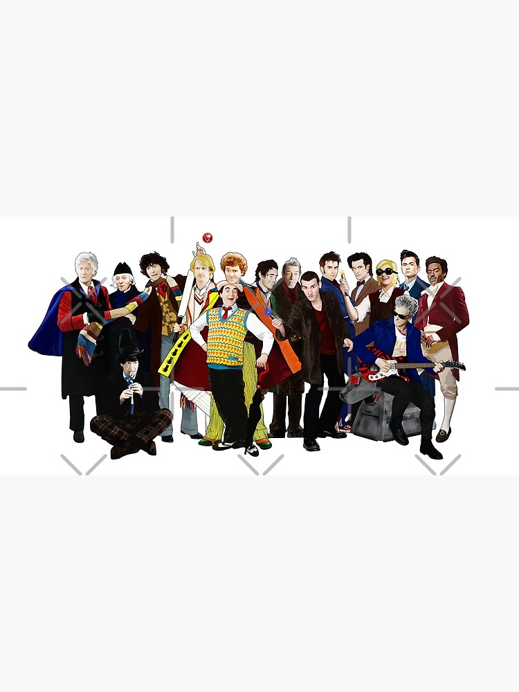 "The 16 Doctors" Poster for Sale by ChrisOfFenric | Redbubble