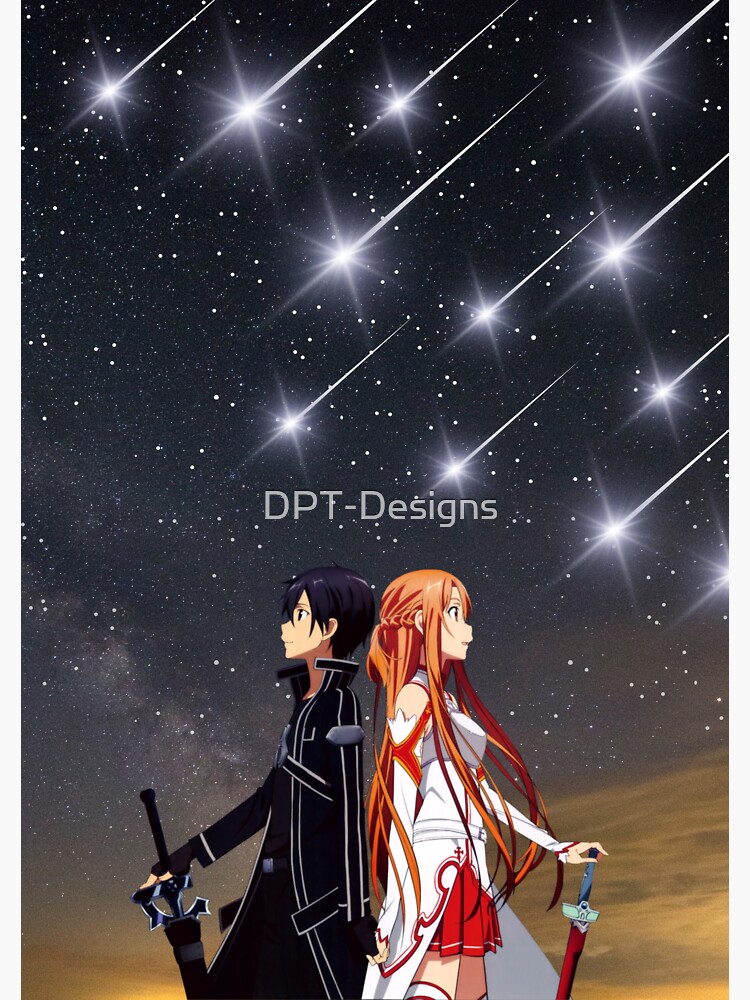 "Asuna and Kirito " Sticker for Sale by DPT-Designs | Redbubble