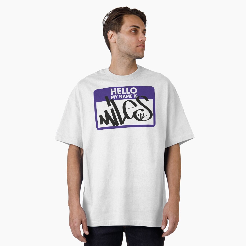 "Hello, My Name Is Miles" Sticker for Sale by DeafblindDesign | Redbubble
