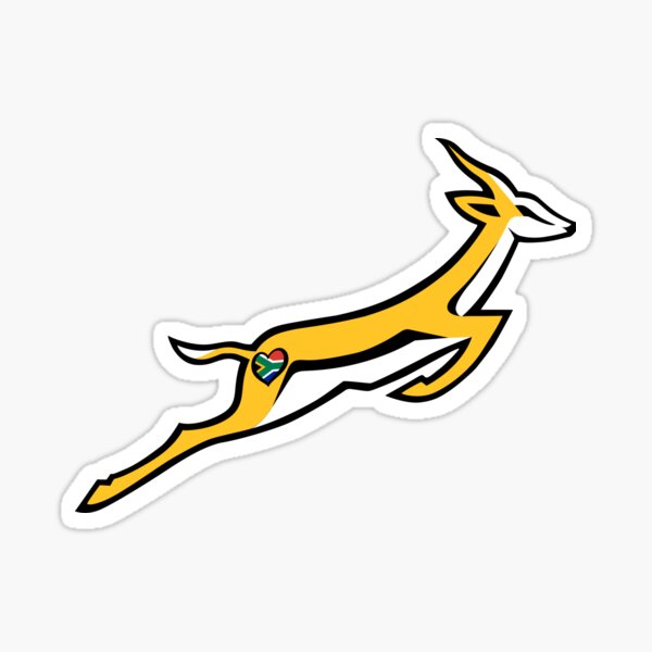 "Springbok Love" Sticker for Sale by Audrey Krüger | Redbubble